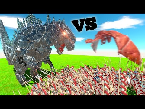 KING GODZILLA vs BULLET ANT | in Arbs mobile | animal revolt battle ...