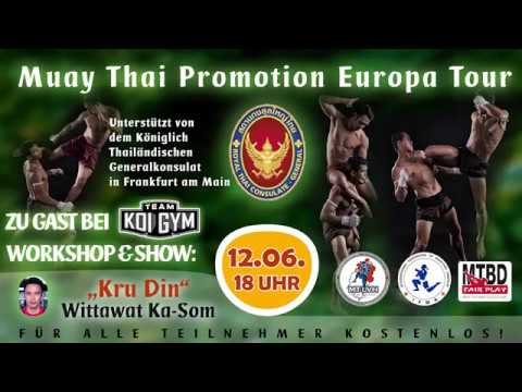 Muay Thai Event Europa Tour zu Gast bei Koi Gym 12.06.2019 Impressionen
