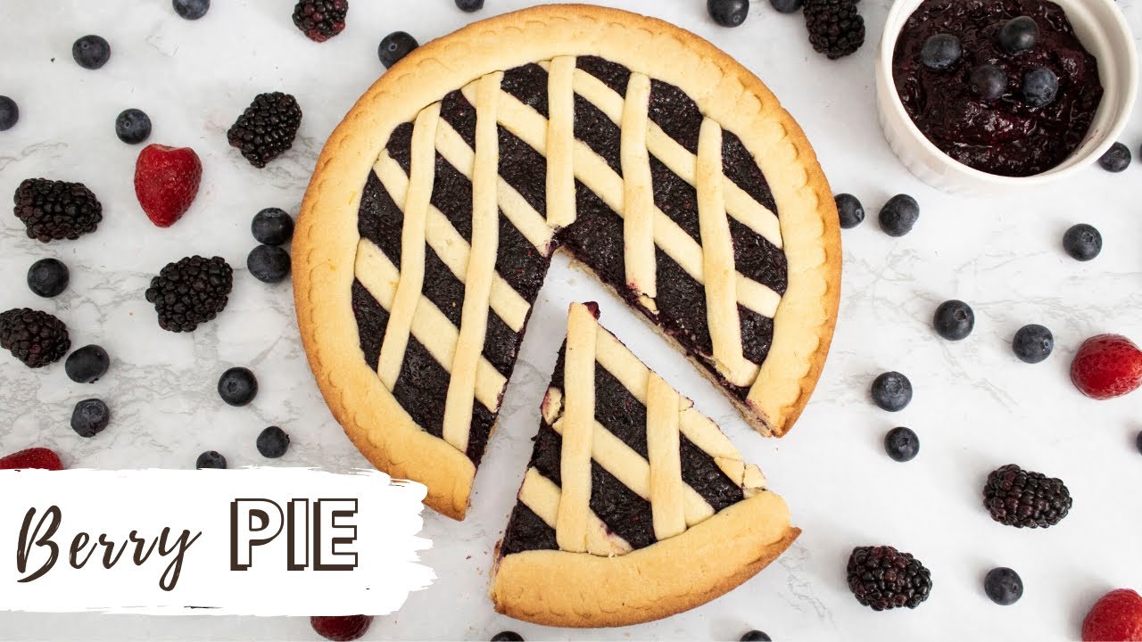 How to make Italian Jam Pie | + Homemade Berry Jam in 15 Minutes ...