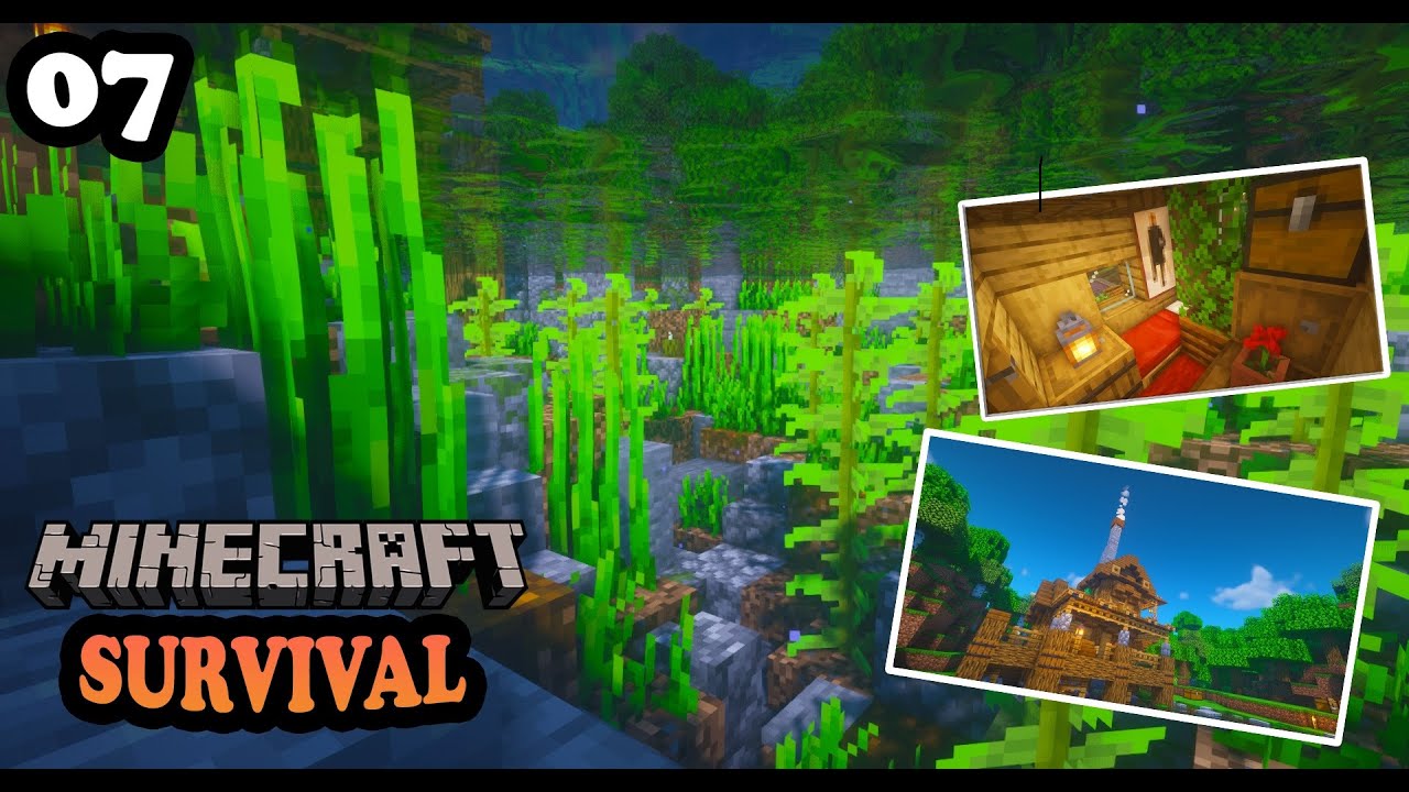 How to MAKE a LAKE in Minecraft with a LAKE HOUSE!- episode 7 - YouTube