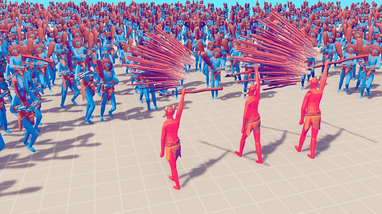 💪 3 God Units vs 200 Epic Melee Army 👑 — TABS 🔥 - YouTube