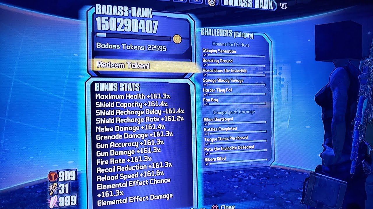 *NEW* Borderlands 2 Badass token glitch and Badass rank (2019) INSANE ...