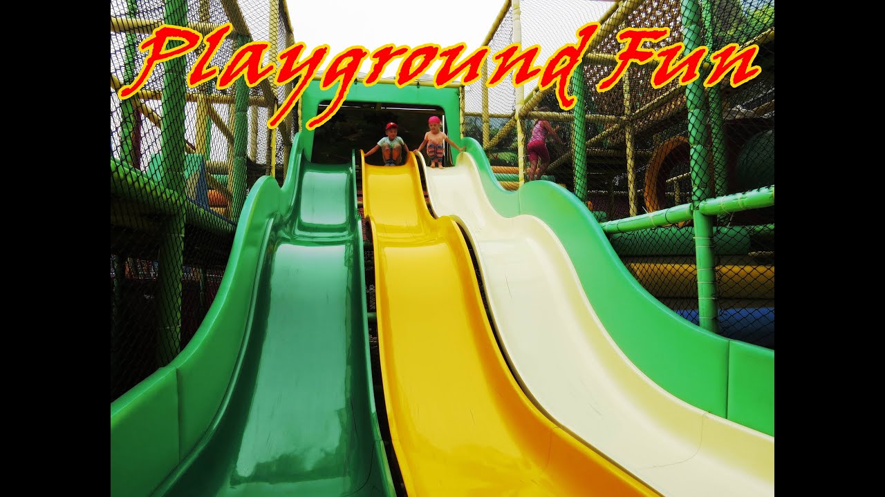Playground Fun, Ball Pit Fun and Inflatable Bouncy Castle, Slide, Plac ...