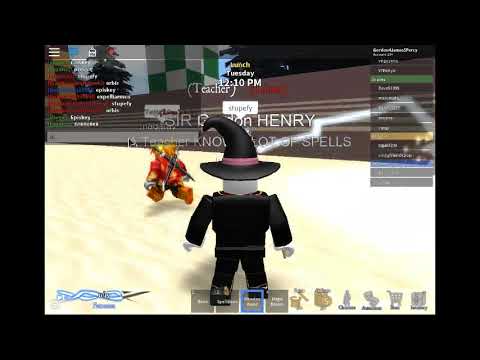 Roblox (Wizard Life) battle of the wands - YouTube