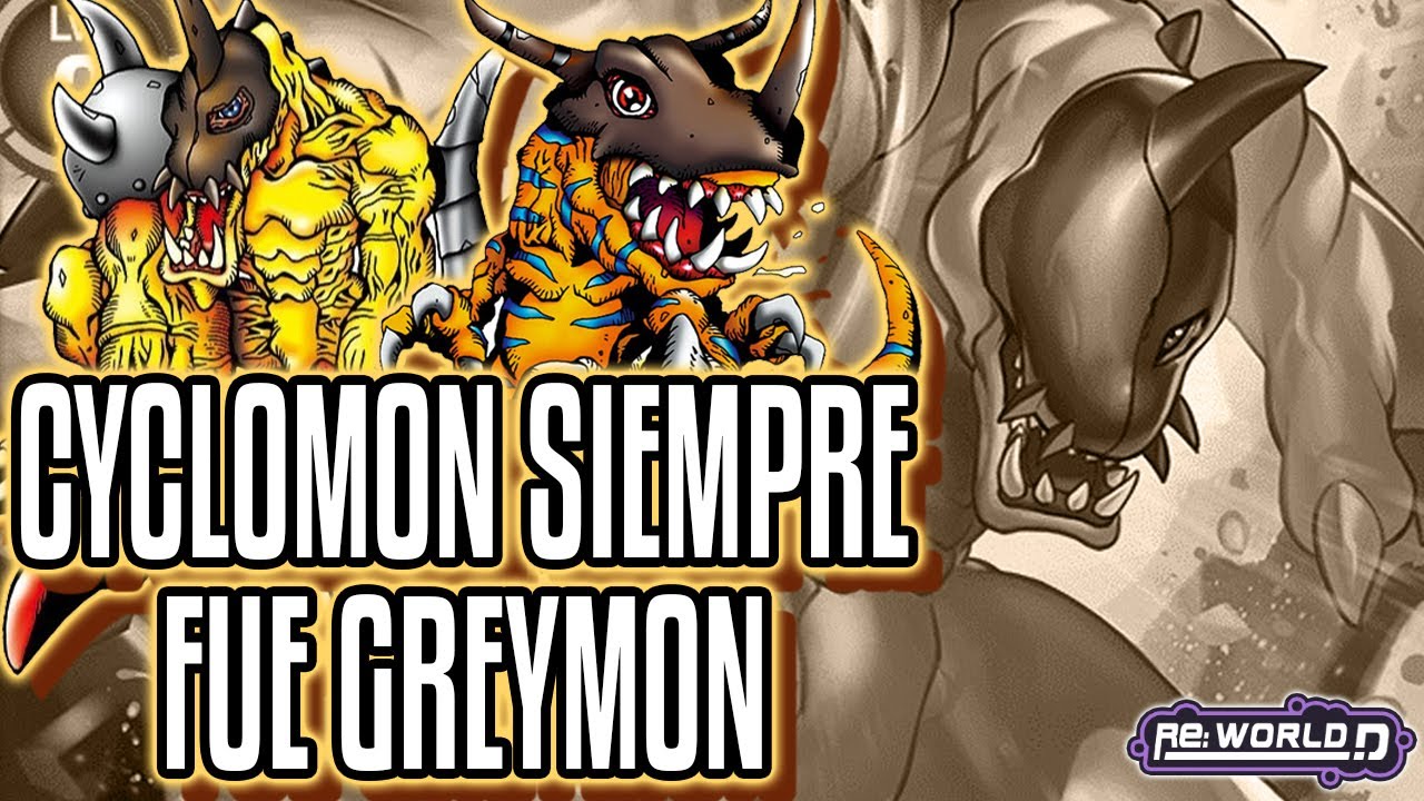 Cyclomon siempre fue greymon. - YouTube