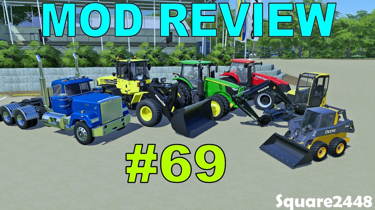 Farming Simulator 19 Mod Review #69 Mack Semi, JD Skidsteer, Wheel ...