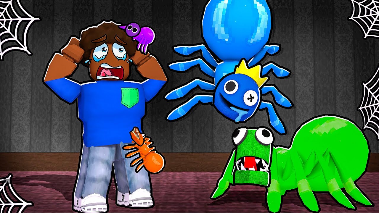 Rainbow Friends, But they're SPIDERS! - YouTube