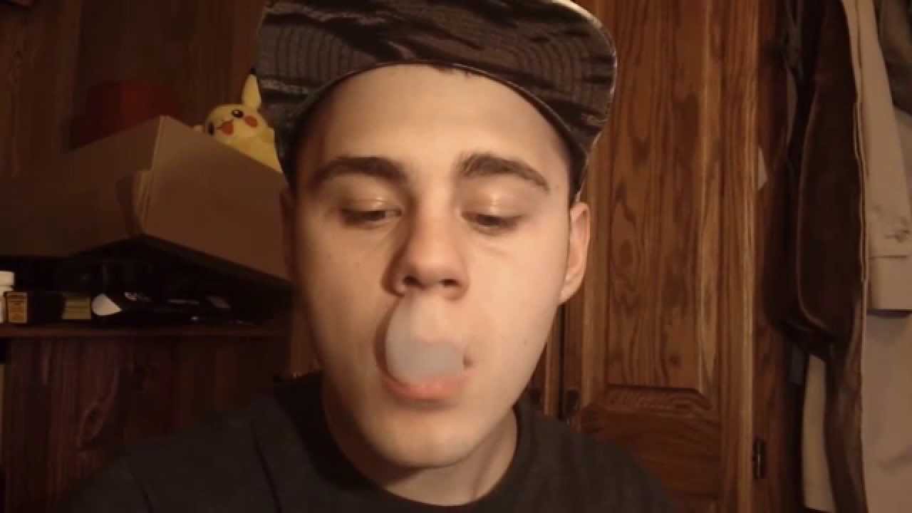 How to do the french inhale - YouTube