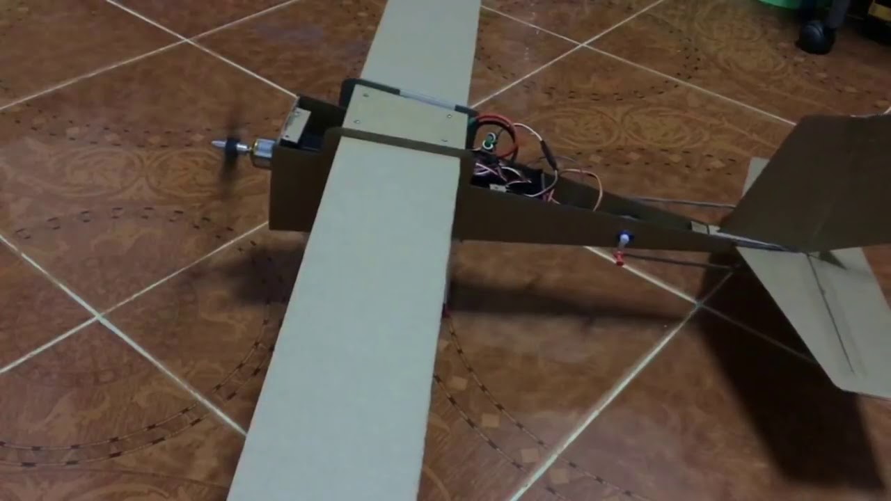 How to make a home made rc plane - YouTube