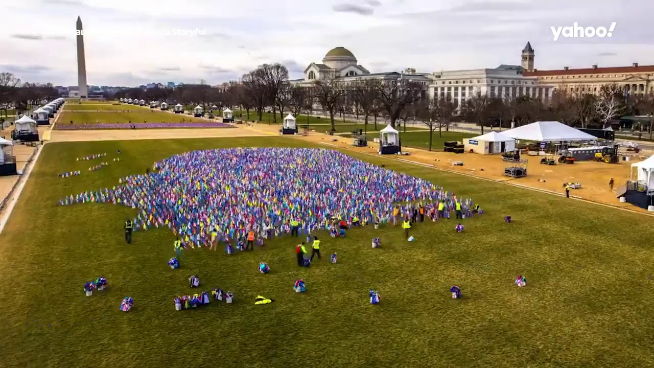 Joe Biden’s inauguration lights up Washington, D.C. with ‘Field of ...