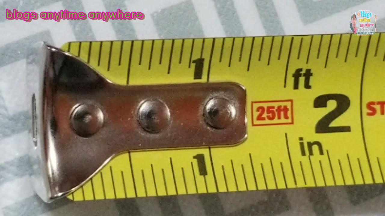 How to read your tape measure or your scale - YouTube