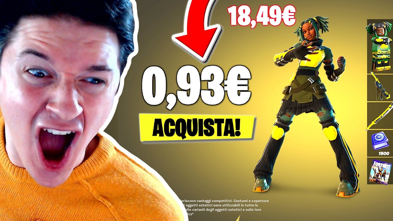 HO SHOPPATO UN PACK DA 18€ a 0,93€ su FORTNITE 😂 - YouTube