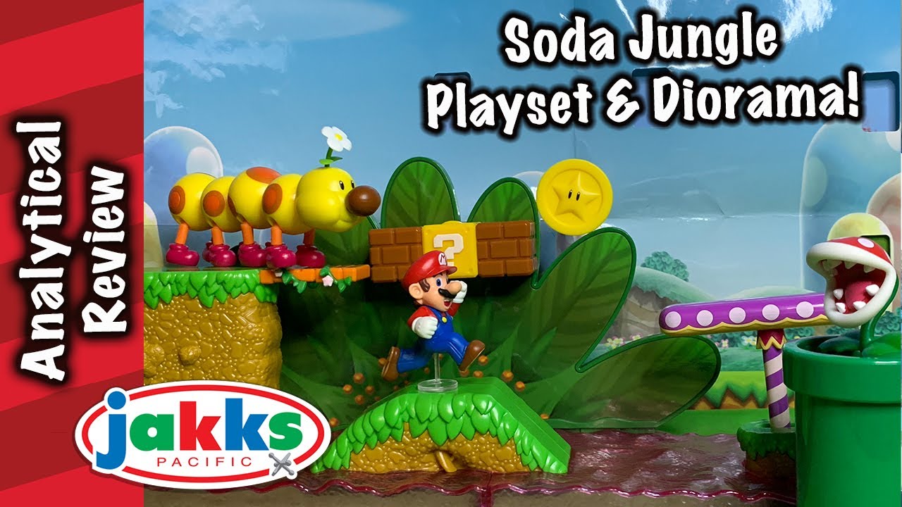 Super Mario Soda Jungle Playset Review - YouTube