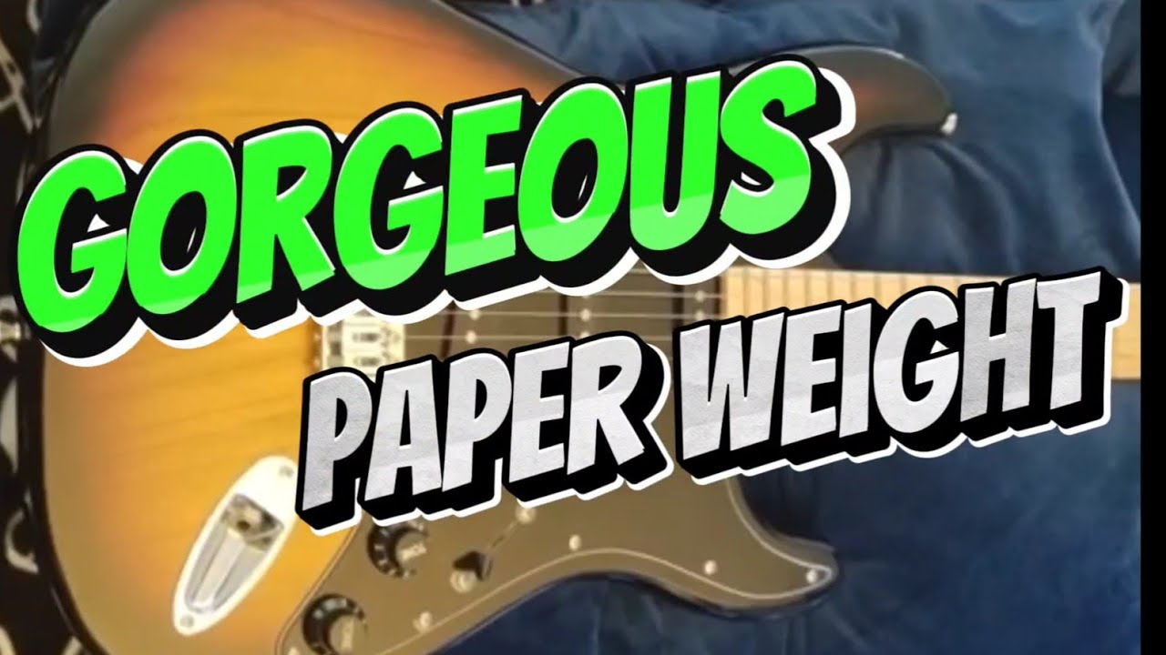 Guitar Review Strat | Beautiful Paper Weight - YouTube