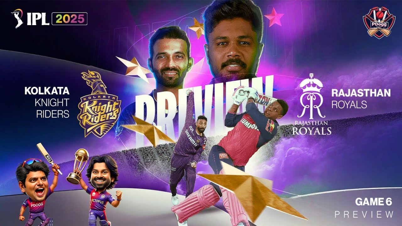 RR Vs KKR Match Preview|IPL-2025|Pdoggspeaks - YouTube