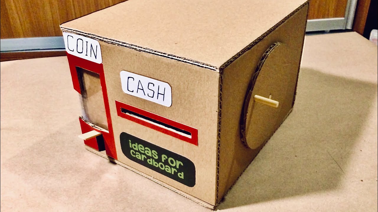 Personal Cardboard Bank - YouTube
