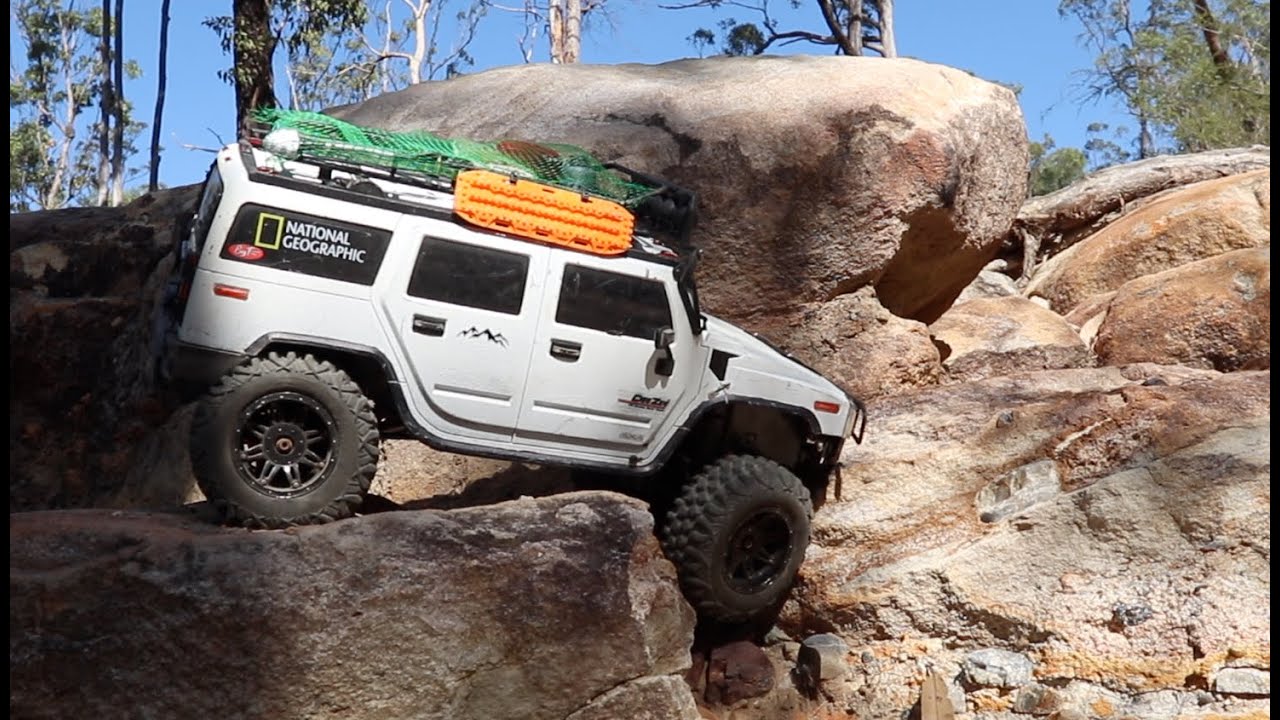RC4WD Trail Finder 2 HUMMER H2 Rc car crawler Off Road Mountain Trail ...