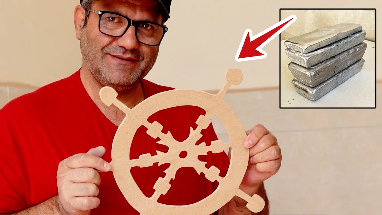 How to make a ship's rudder by melting metals | Casting Metal | - YouTube