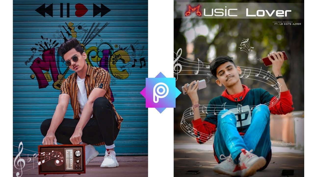 New music love photo editing || PicsArt editing tutoria - YouTube