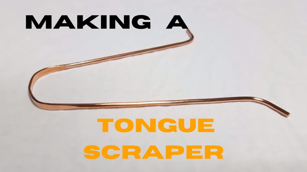 Making Copper Tongue Scraper - YouTube