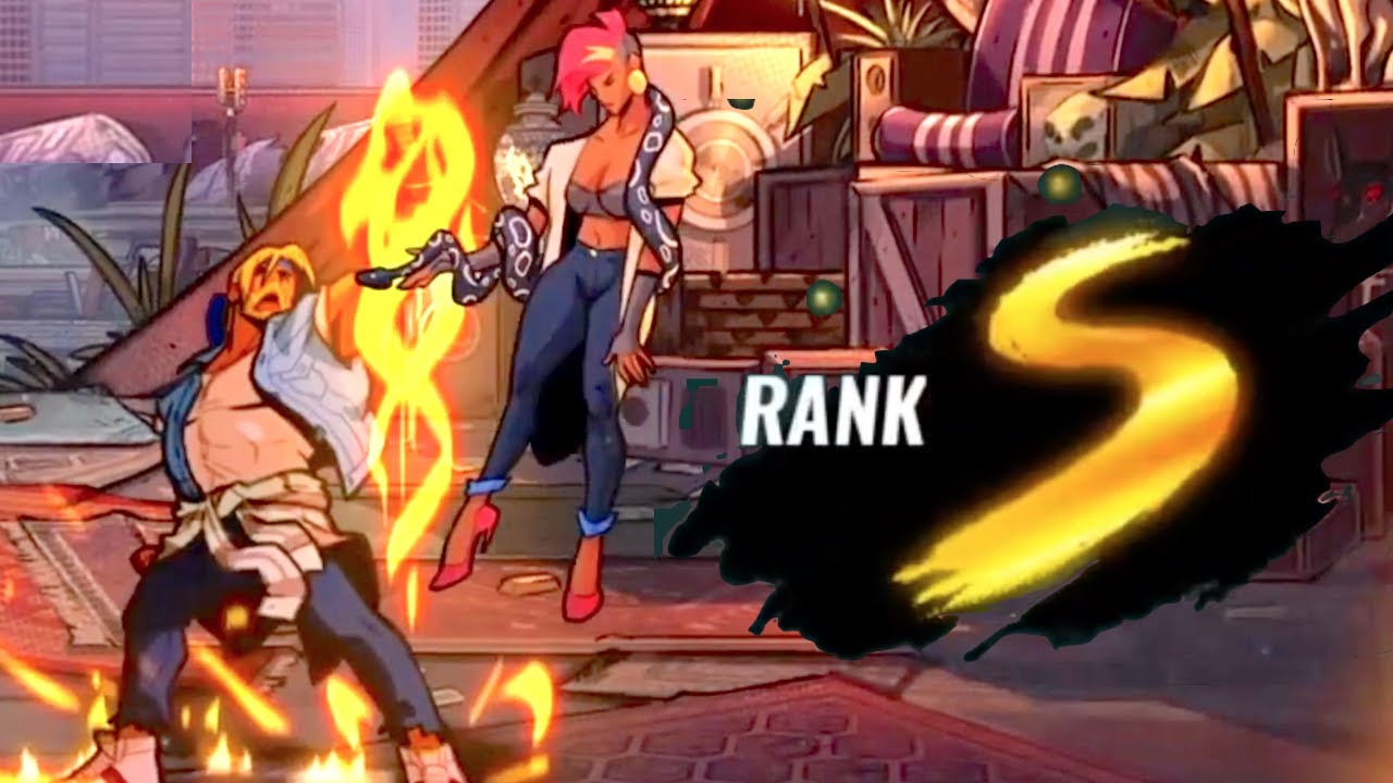 Axel Streets of Rage 4 World Rank #22 Level 1 S Rank 51000 Points! SOR4 ...