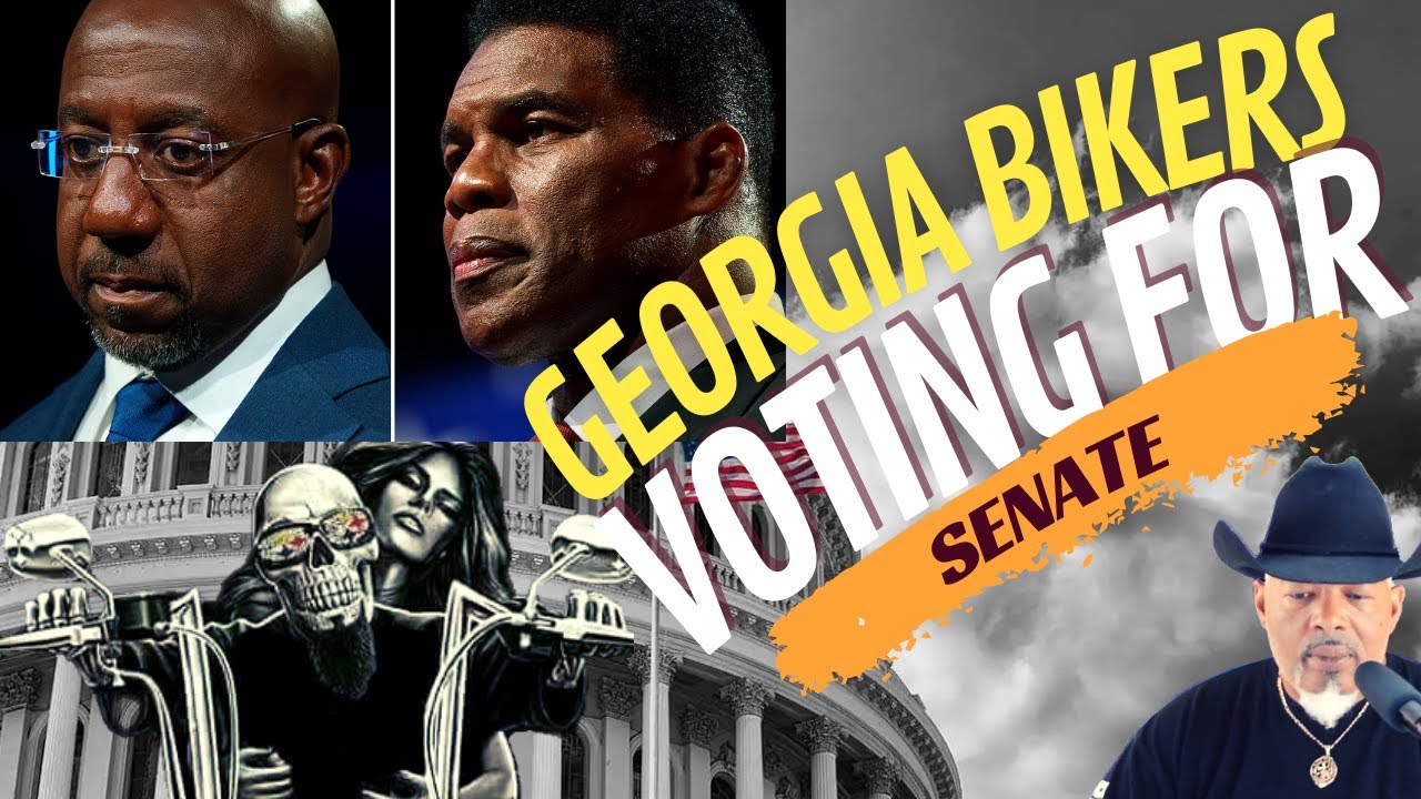 Warnock vs Walker - Georgia Bikers Voting For Senate - YouTube