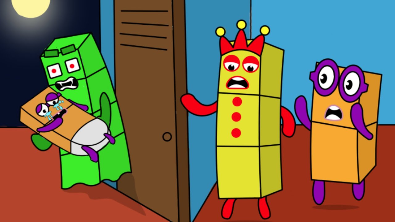 DON'T TAKE MY CHILD! l coloring story made by Numberblocks fans - YouTube