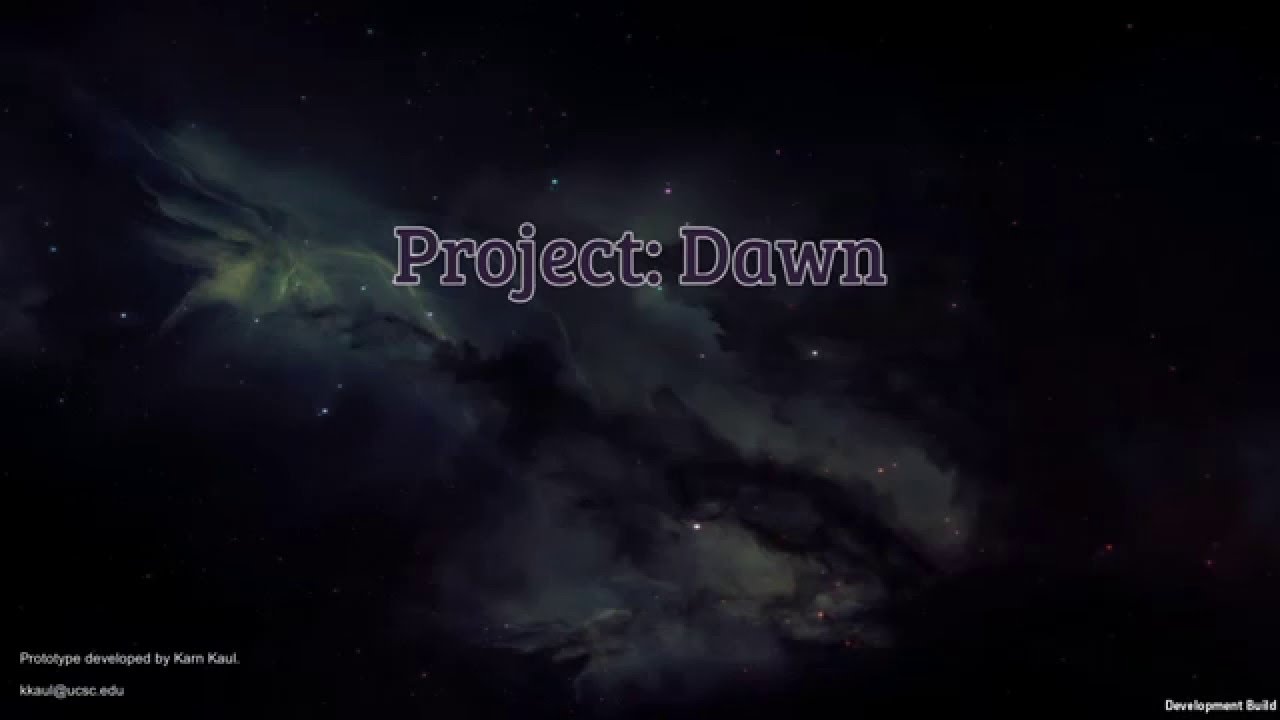 Project: Dawn Prototype - YouTube