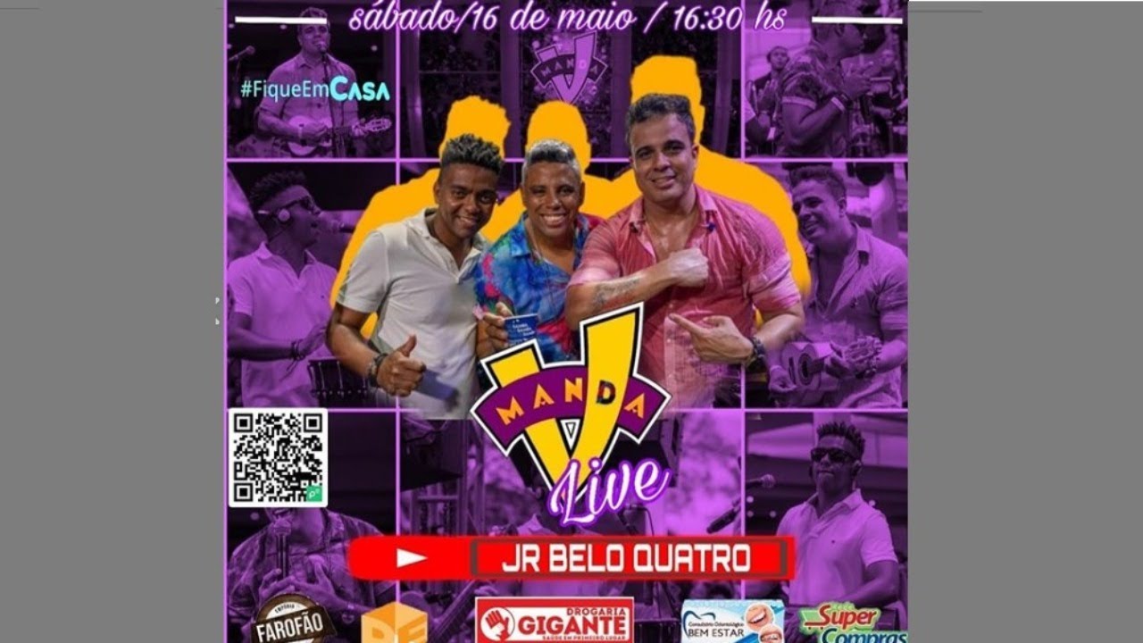 LIVE GRUPO MANDA V - #fiqueemcasa - YouTube