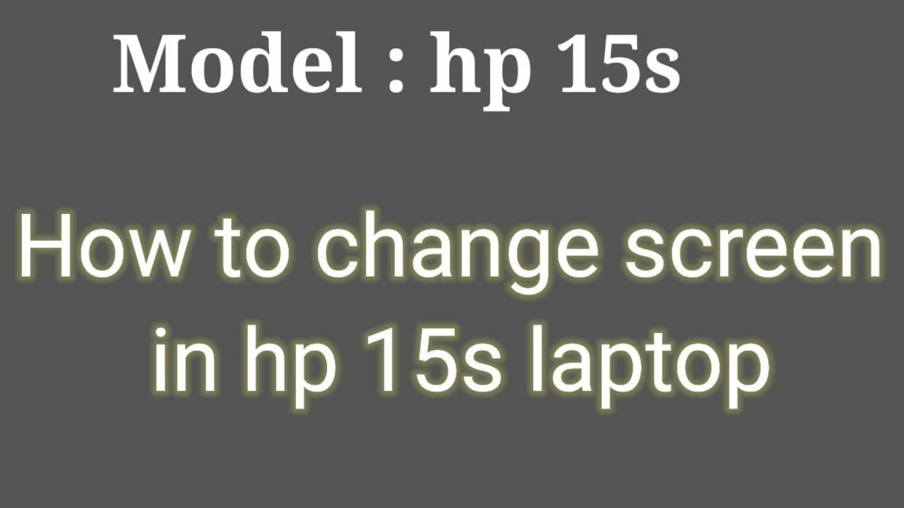How To Change Screen In 15s Laptop It Solution Rupale Teach YouTube how-to-change-screen-in-15s-laptop-it-solution-rupale-teach-youtube