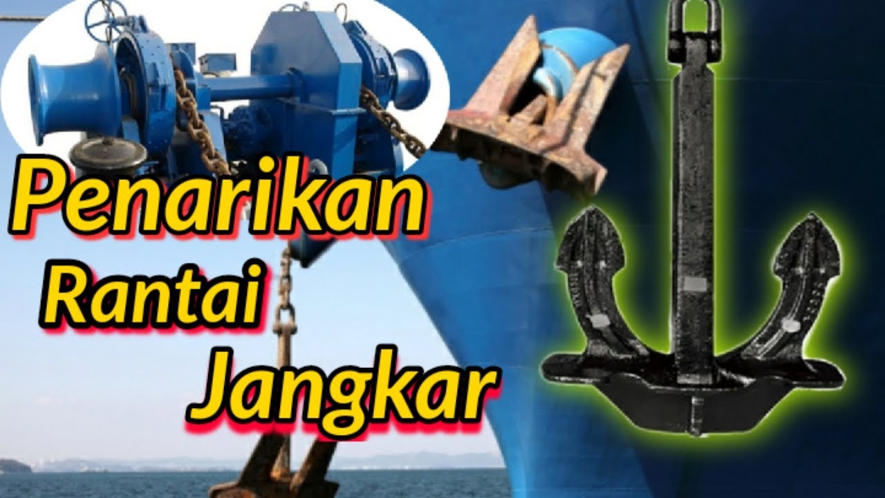 Proses penarikan rantai jangkar Kapal Lct || Sea Trial - YouTube