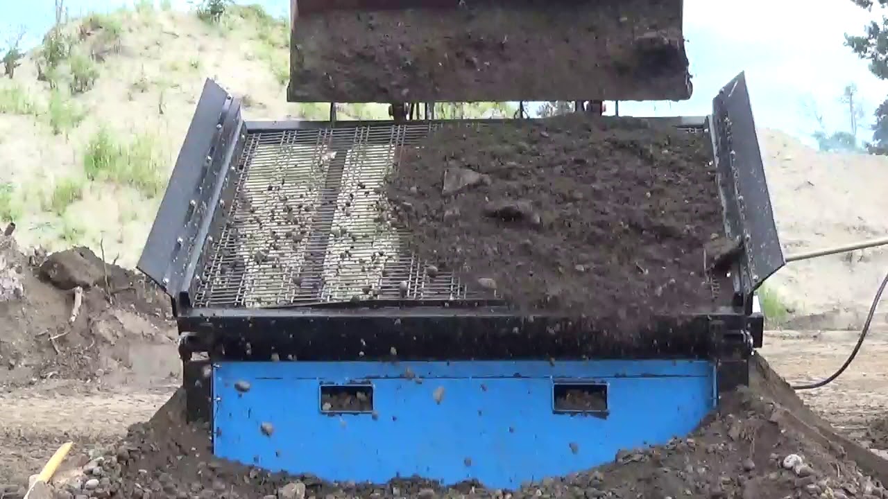 Topsoil Screening - YouTube
