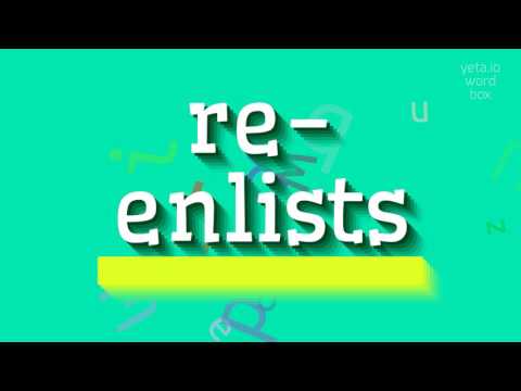 Yeniden Listerler-'Yeniden İşlemleri' doğru bir şekilde nasıl telaffuz edeceğinize in