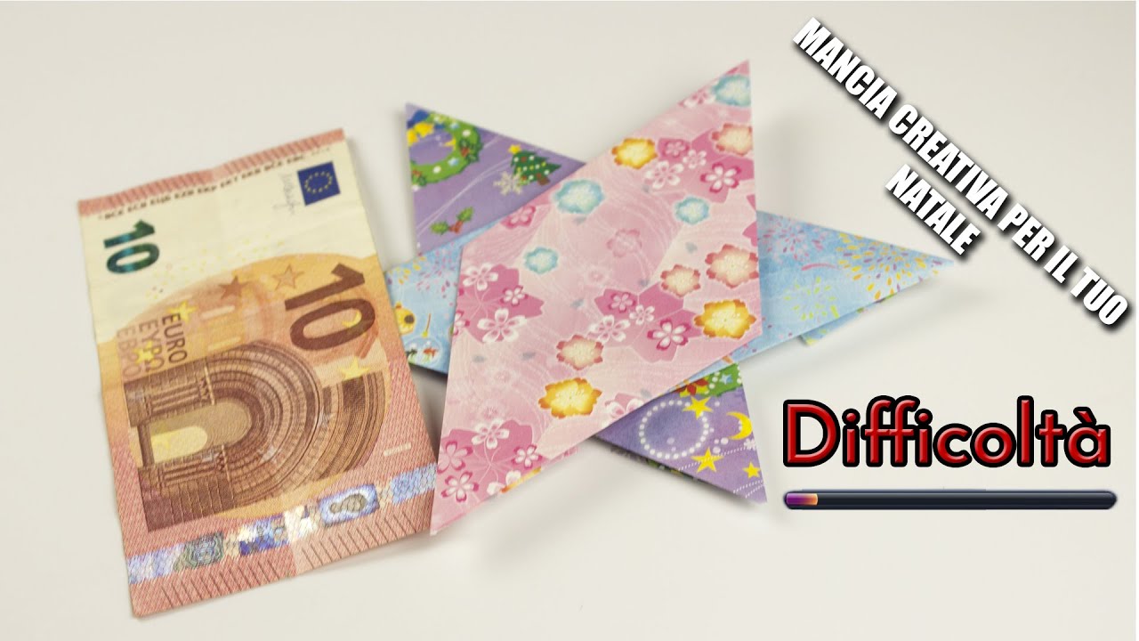 [ORIGAMI ITA] Stella a 6 Punte || Origami con Banconote - Natalizi ...