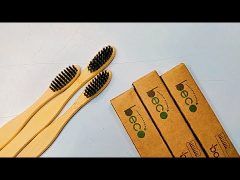 Beco Bamboo Toothbrush 🪥 Unboxing And Review - YouTube