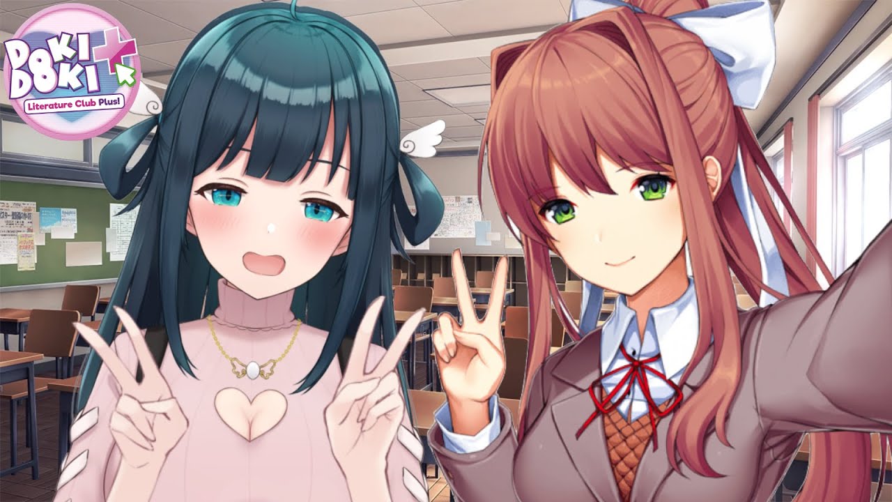 【Doki Doki Literature Club Plus!】Monika SUS #Nenetan #VTuber - YouTube