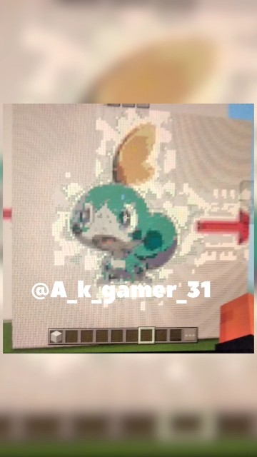 Sobble Pokemon pixel art in Minecraft #pokemon #shorts #viralshort # ...