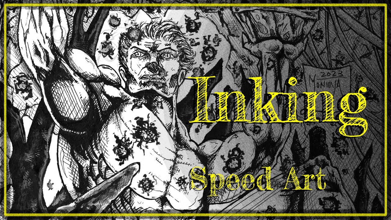 Speed Art: Tradition Inking Practice - YouTube