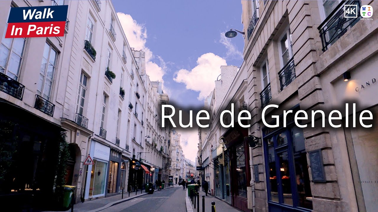 Rue de Grenelle (4K) | Paris Street Tour | Walk In Paris - YouTube