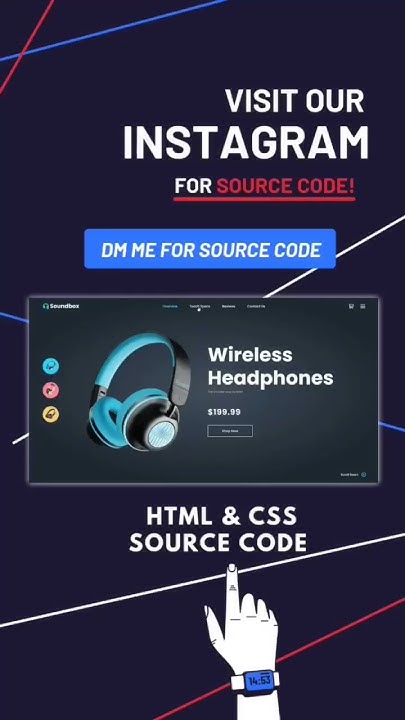 HTML And CSS Template | html css source code | link in Description - YouTube