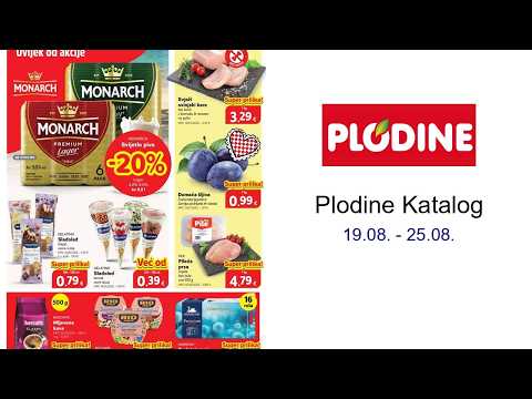 Plodine Katalog 19.08. - 25.08.