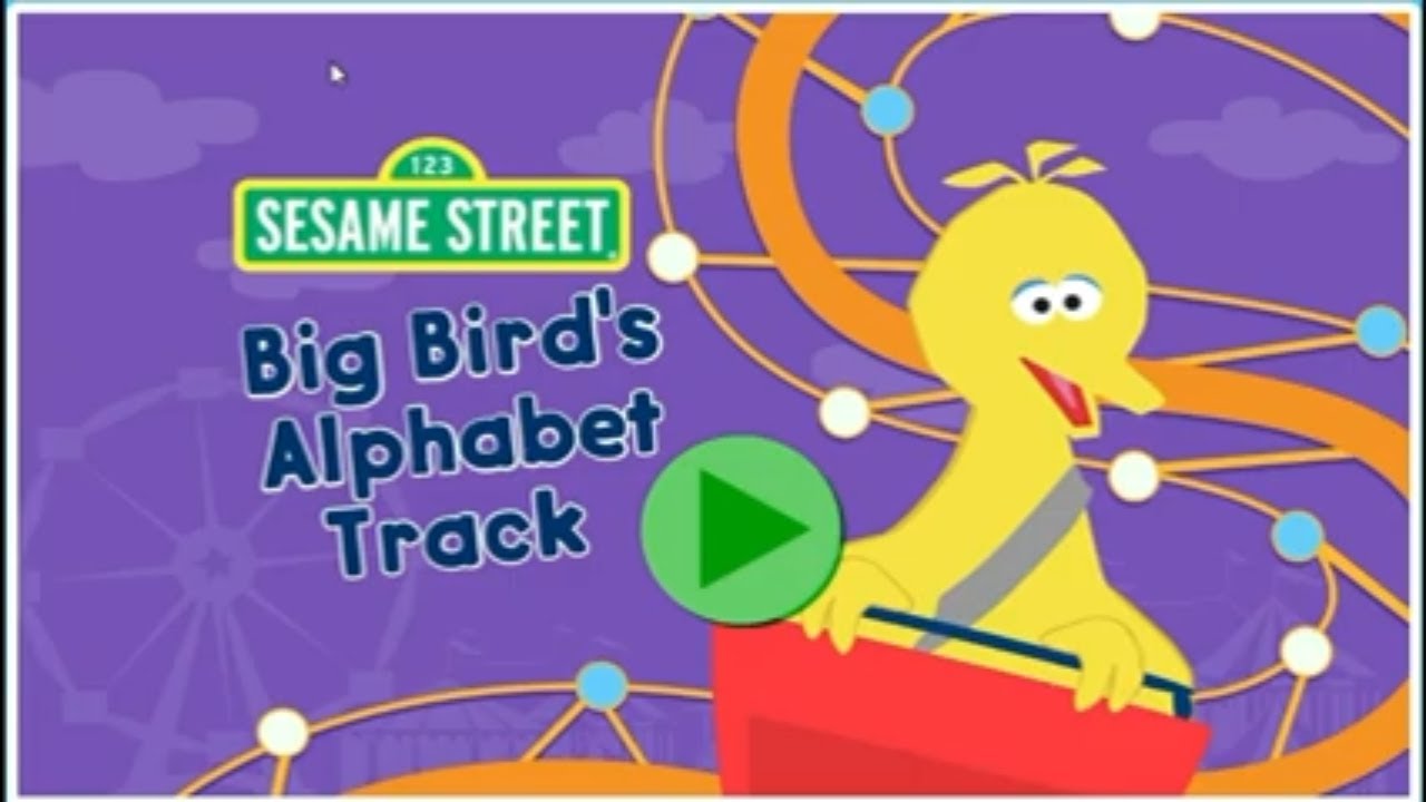Big Bird's Alphabet Track - big bird story magic - big bird's animal ...