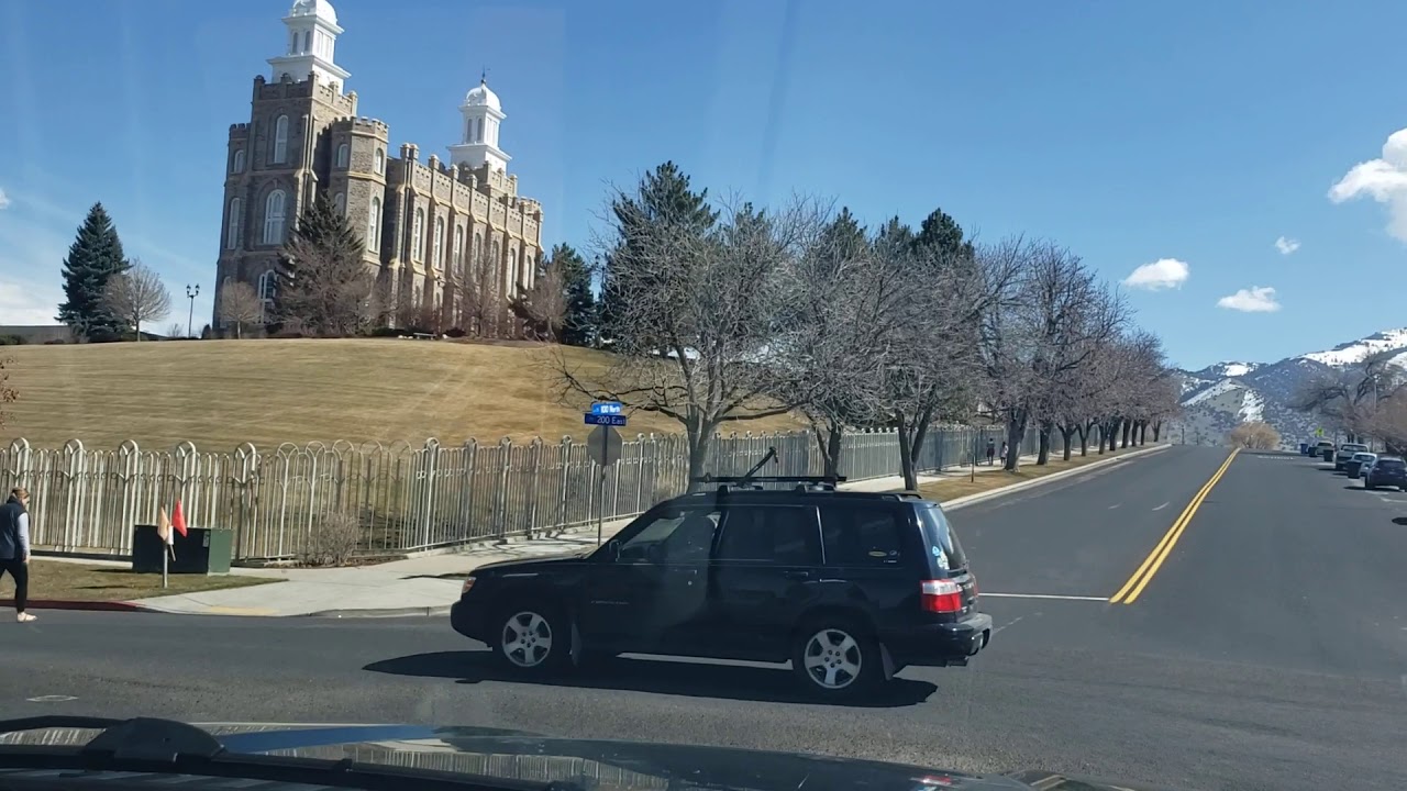 Tour of Downtown Logan Utah, in Cache Valley Home of Utah State ...