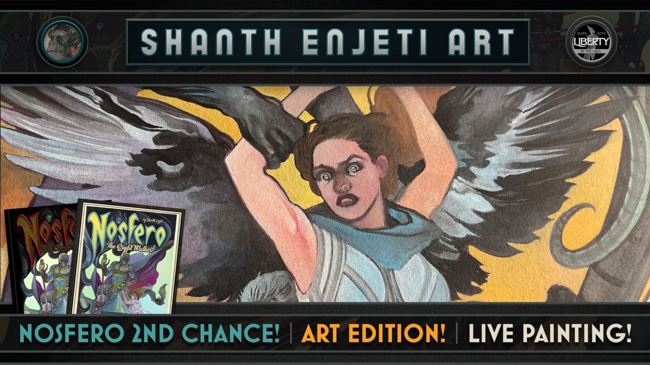 🔴 LIVE! 🎨 Painting & Chat!🎙️ SHANTH ENJETI ART! - YouTube