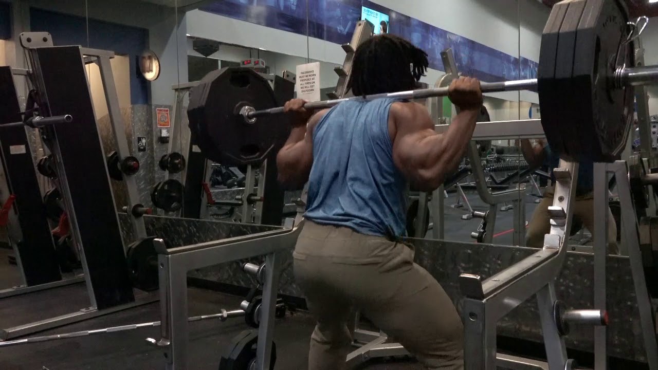 Leg workout - Donte Franklin - YouTube