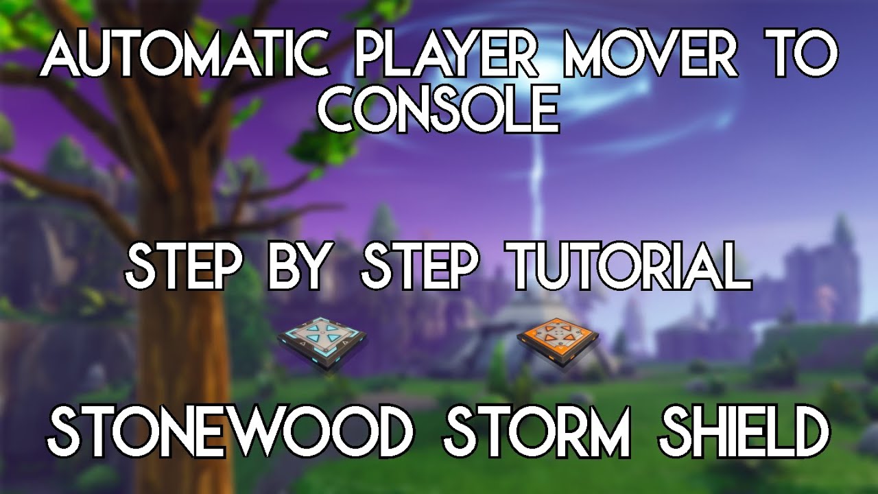 Stonewood - Automatic Player Mover To Console Tutorial - YouTube