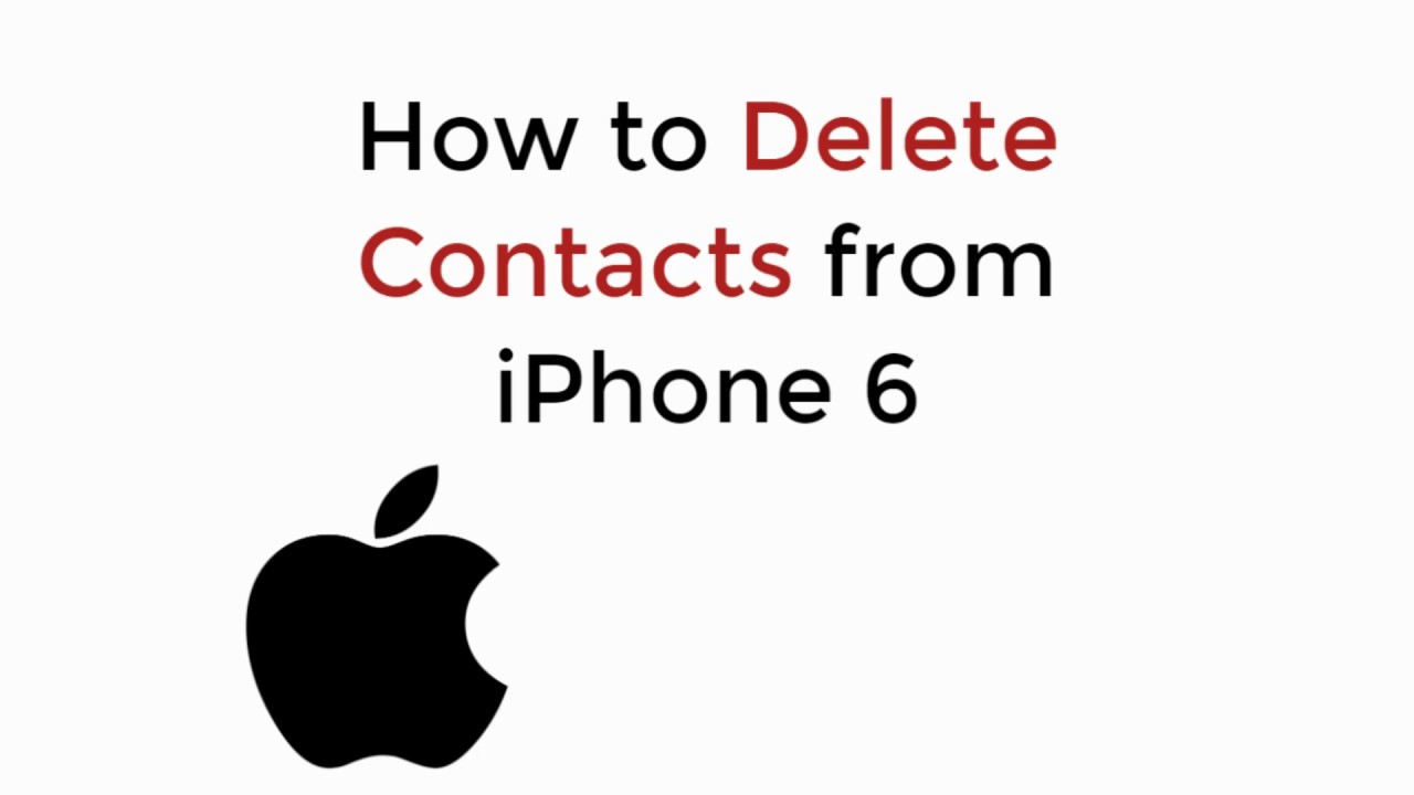 IPhone 6 How To Delete Contacts From IPhone 6 YouTube iphone-6-how-to-delete-contacts-from-iphone-6-youtube