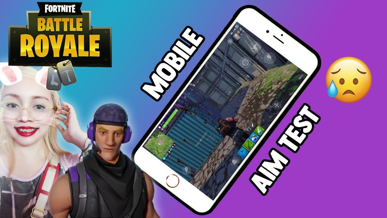 FORTNITE Mobile - AIM TEST - YouTube