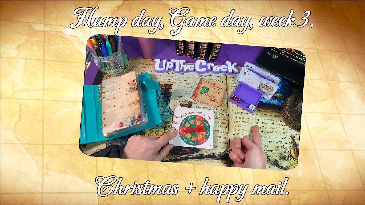 Hump day, Game day, week 3 Christmas + happy mail - YouTube