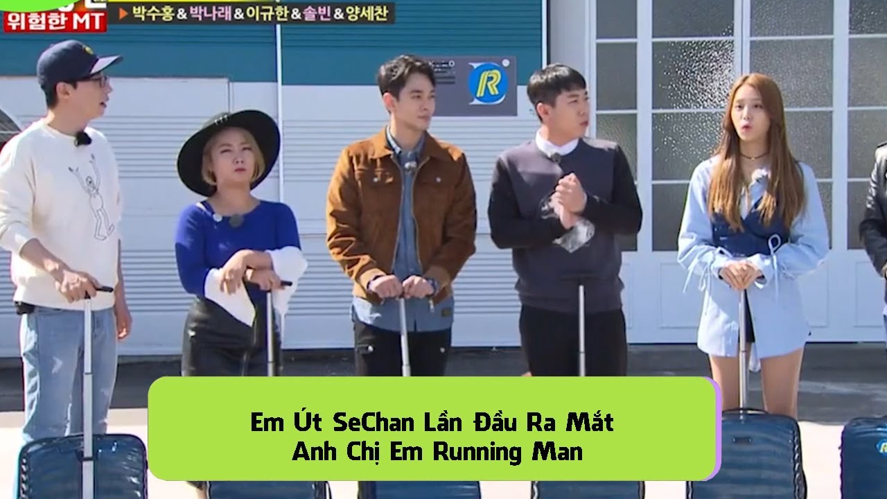 RUNNING MAN VIETSUB | Em Ut SeChan Lần Đầu Ra Mắt Anh Chị Em Running ...
